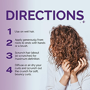 Original Curl Keeper Anti-Frizz Curl Defining Hair Styler (12 Oz) - Lightweight Curl Definer Liquid Gel for All Weather Conditions - Wavy & Curly Hair Products for Women (Cream Alternative)