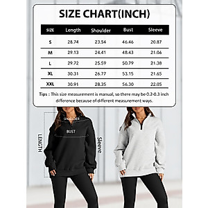 Trendy Queen Womens Oversized Half Zip Cropped Pullover Sweatshirts Fleece Jackets Quarter Zip Sweaters Hoodies Fall Clothes Outfits 2024