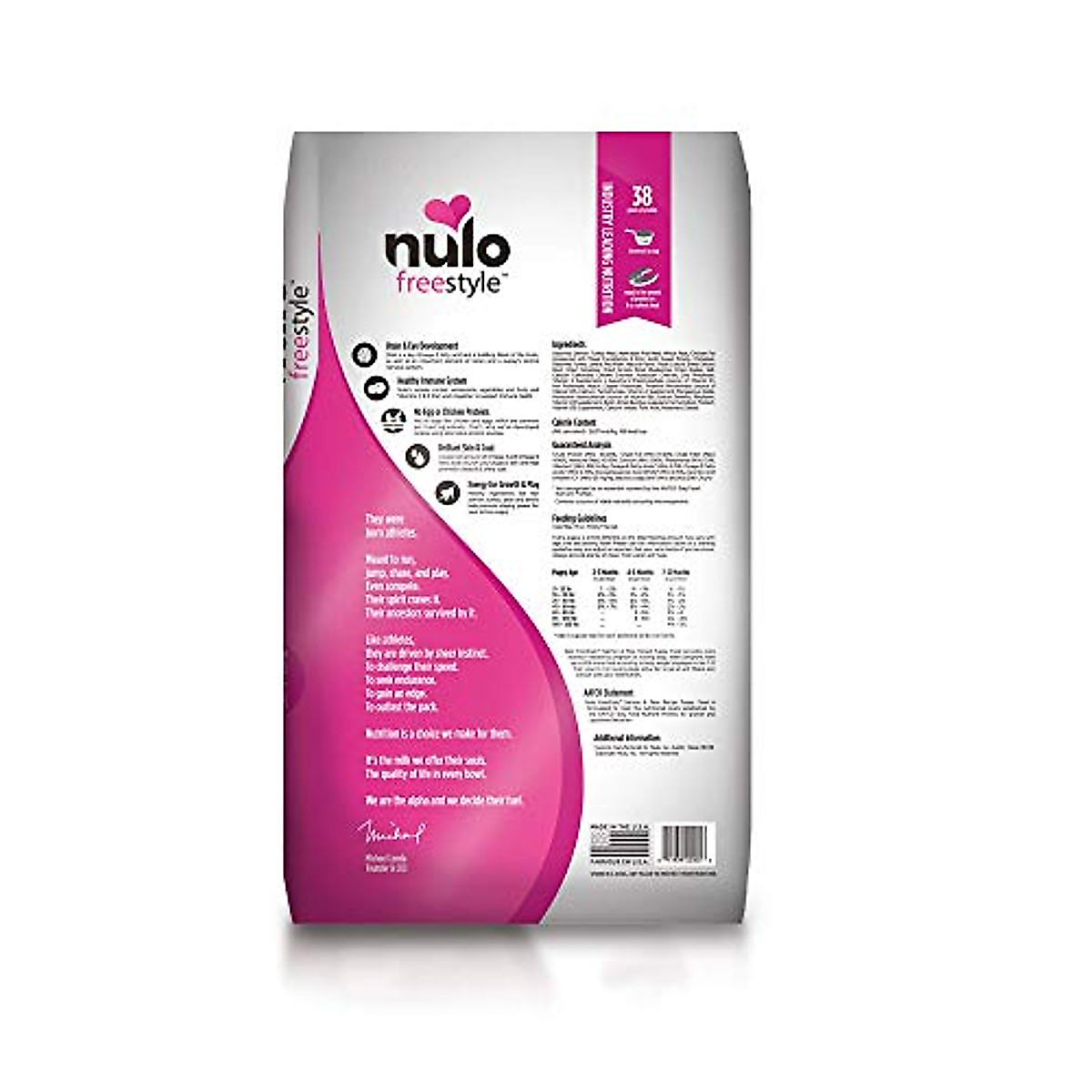 Nulo Puppy Food Grain Free Dry Food With Bc30 Probiotic And Dha (Salmon And Peas Recipe, 11Lb Bag)