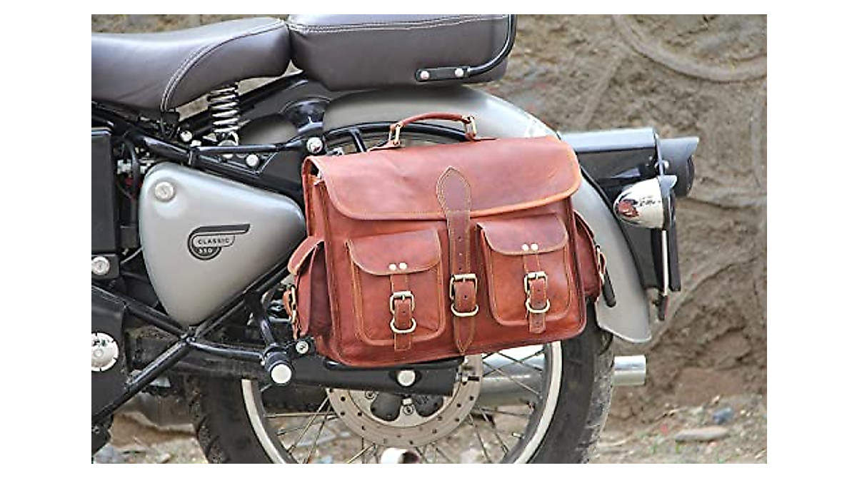 Leather Saddle Bags for Motorcycles - Durable & Stylish