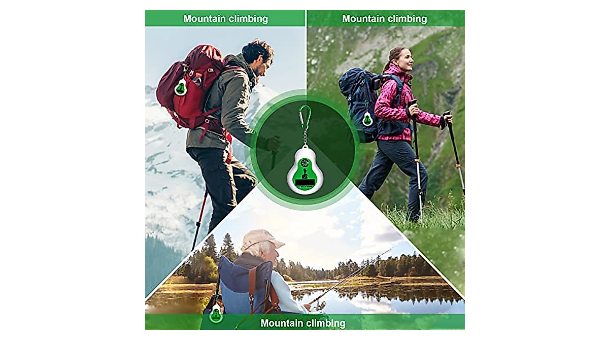 Solar Ultrasonic Mosquito Repellent with Compass for Outdoor