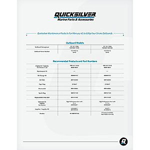 Quicksilver by Mercury Marine 879884T Cartridge Type Fuel Filter Assembly for Mercury and Mariner Outboards
