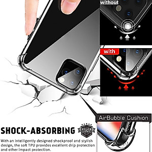 GuluGuru [2-Pack] for Motorola ThinkPhone Case Crystal Clear [Anti-Yellowing Technology] Transparent Soft TPU Defensive Bumper Cover Light Slim Shockproof Armor Protective Phone Case