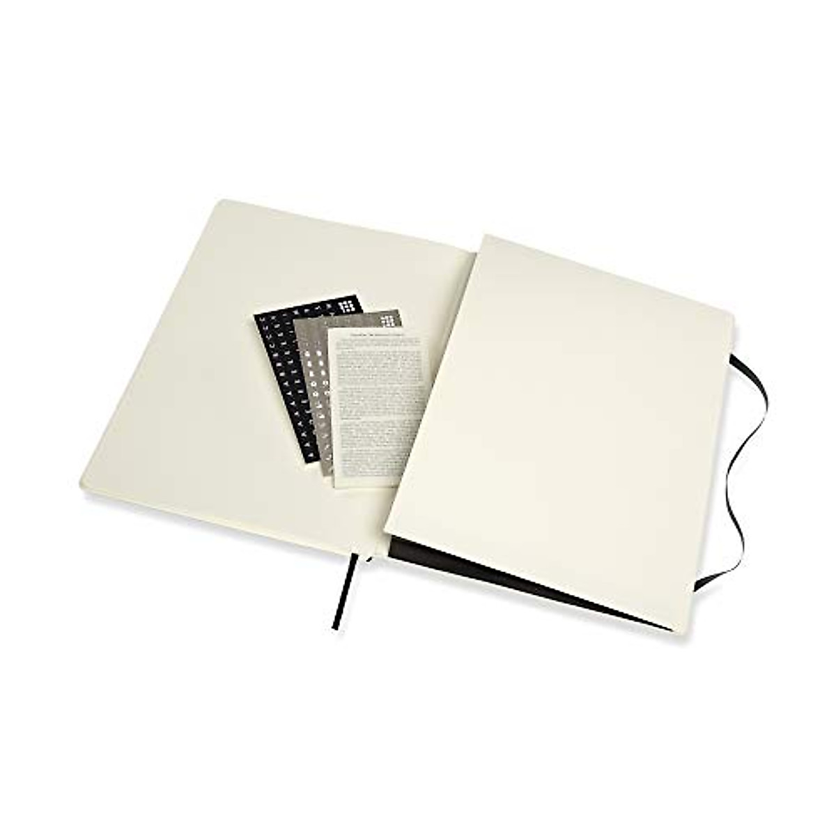 Moleskine PRO Notebook, Soft Cover, XXL (8.5" x 11") Professional Project Planning, Black, 192 Pages