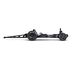 Traxxas 1/10 Scale Drag Slash, White, Fully Assembled, Ready-to-Race® with TQi™ 2.4GHz Radio System, Stability Management®, and Velineon Brushless Power System