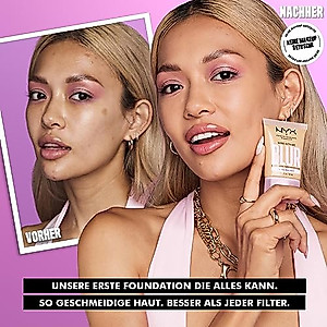 NYX PROFESSIONAL MAKEUP Bare With Me Blur Skin Tint Foundation Make Up with Matcha, Glycerin & Niacinamide - Light Neutral