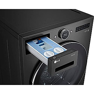 LG WM6700HBA 5.0 Cu. Ft. Black Steel Front Load HE Stackable Smart Washer