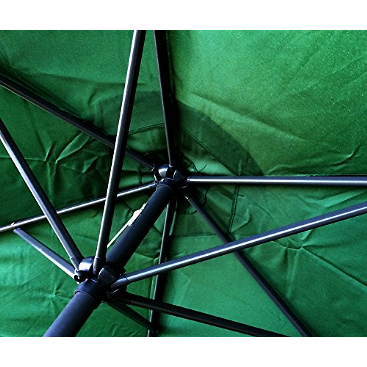 BELLRINO DECOR Replacement Hunter Green STRONG & THICK Umbrella Canopy for 9ft 6 Ribs (Canopy Only)