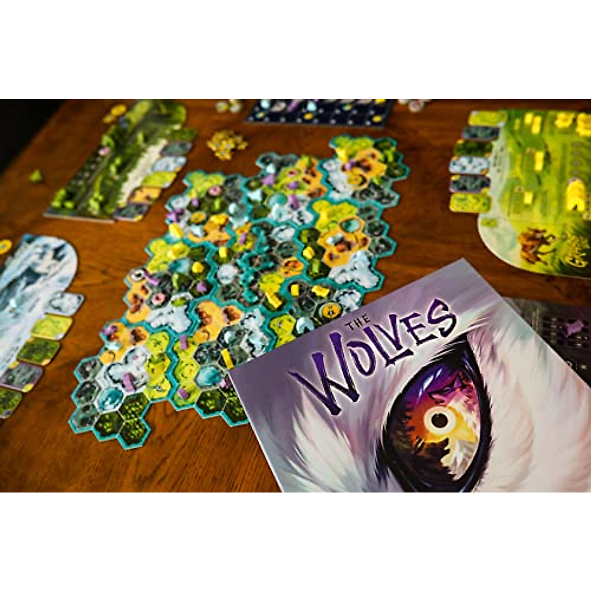 The Wolves Board Game | Wolf Themed Survival Strategy Game | Highly Interactive Family Game for Kids and Adults | Ages 14+ | 2-5 Players | Avg. Playtime 75 Minutes | Made by Pandasaurus Games