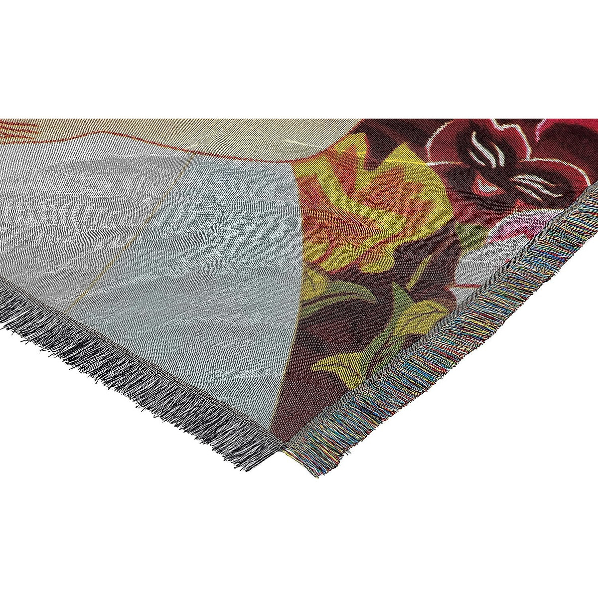 Disney Alice in Wonderland, "Alice in the Garden" Woven Tapestry Throw Blanket, 48" x 60"