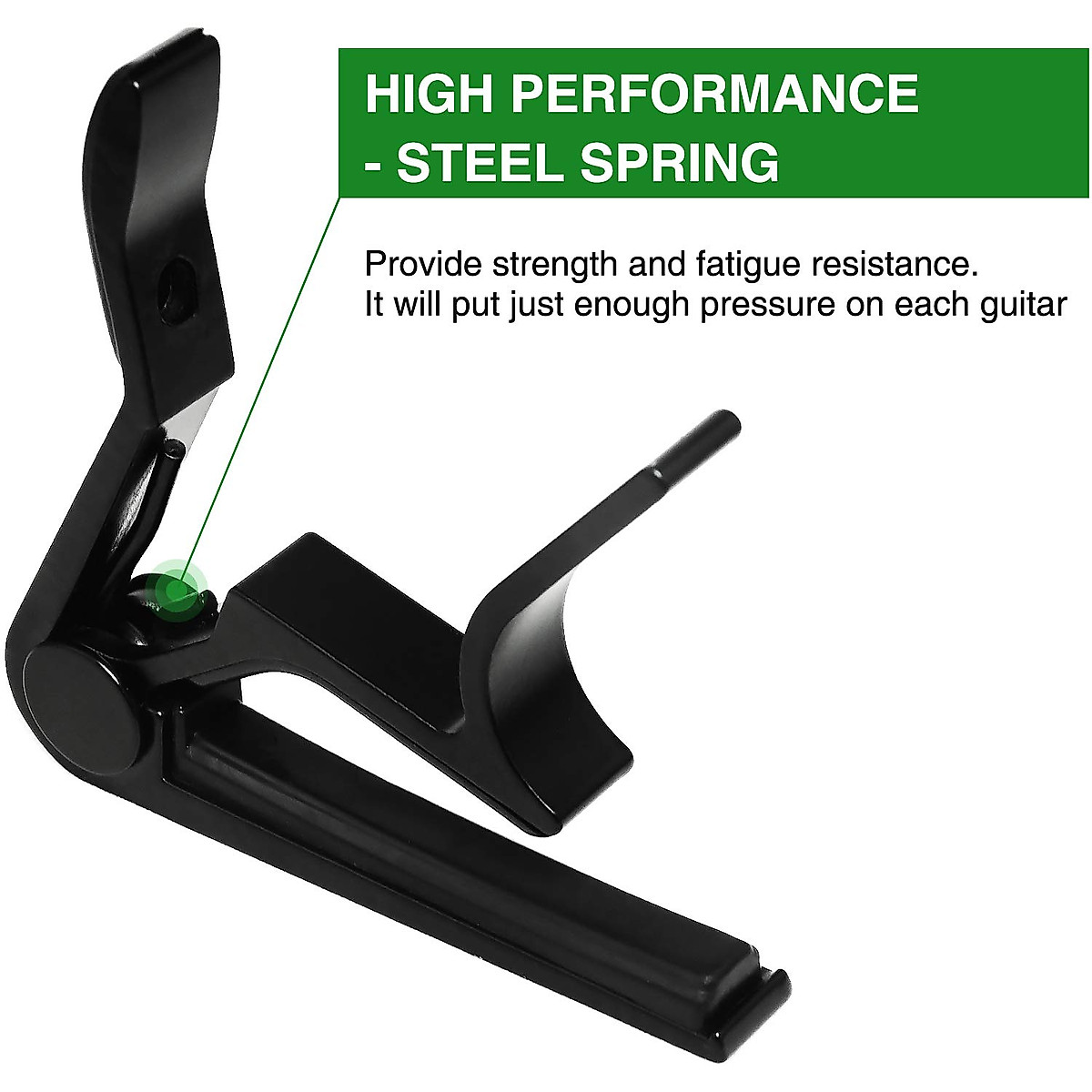 Guitar Capo, 6-String Acoustic & Electric Guitar Capo,Guitar Capo Acoustic(Black)