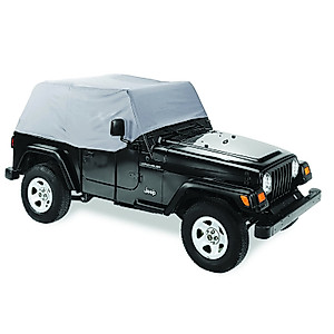 Pavement Ends by Bestop 41728-09 Charcoal Canopy Cover for 1992-1995 Wrangler YJ, Grey