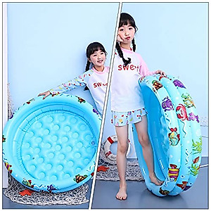 Portable Pool Inflatable Pool Garden Blow up Pool Kids Inflatable Pool Round Inflatable Pool Round Inflatable Baby Inflatables