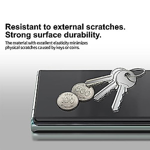 GOBUKEE Compatible for Samsung Galaxy S21 Ultra Premium Flexible PMMA Screen Protector Film, Installation Guide Tool Included, Full Edge Coverage - 2 Pack