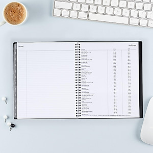 Blue Sky 2024 Monthly Planner, January - December, 8" x 10", Flexible Cover, Wirebound, Enterprise (144727)