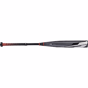 Rawlings Quatro Pro 2022 BBCOR 2 5/8" 2 Piece Composite Baseball Bat Drop -3, Black/Grey/Red, 32"/22oz