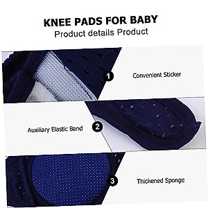 Healifty 3pcs Knee Pads Holder Childrens Socks Summer Socks Knee Pads Infant Knee Protector Compression Knee Support Crawling Protector Crawling Kneepads Knee Cover