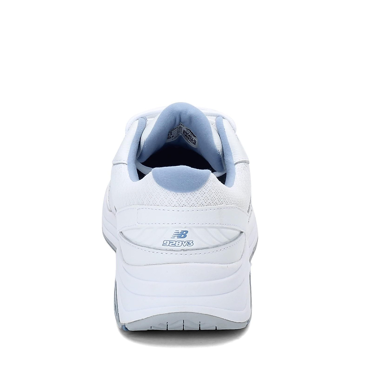 New Balance Women's 928v3 Walking Shoe, White/Blue, 8 B US