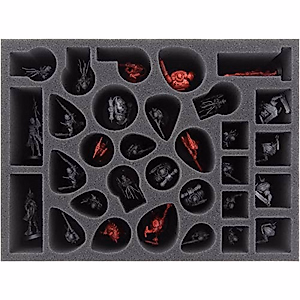 Feldherr Foam Tray Set Compatible with Warhammer Quest: Blackstone Fortress Board Game Box