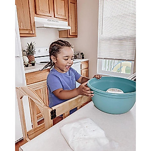 True Growth - True Tot Tower - Kids or Toddler Step Stool - Wood Construction – Varnished