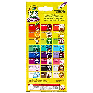 Crayola Silly Scents Twistables Crayons, Sweet Scented Crayons, 24 Count