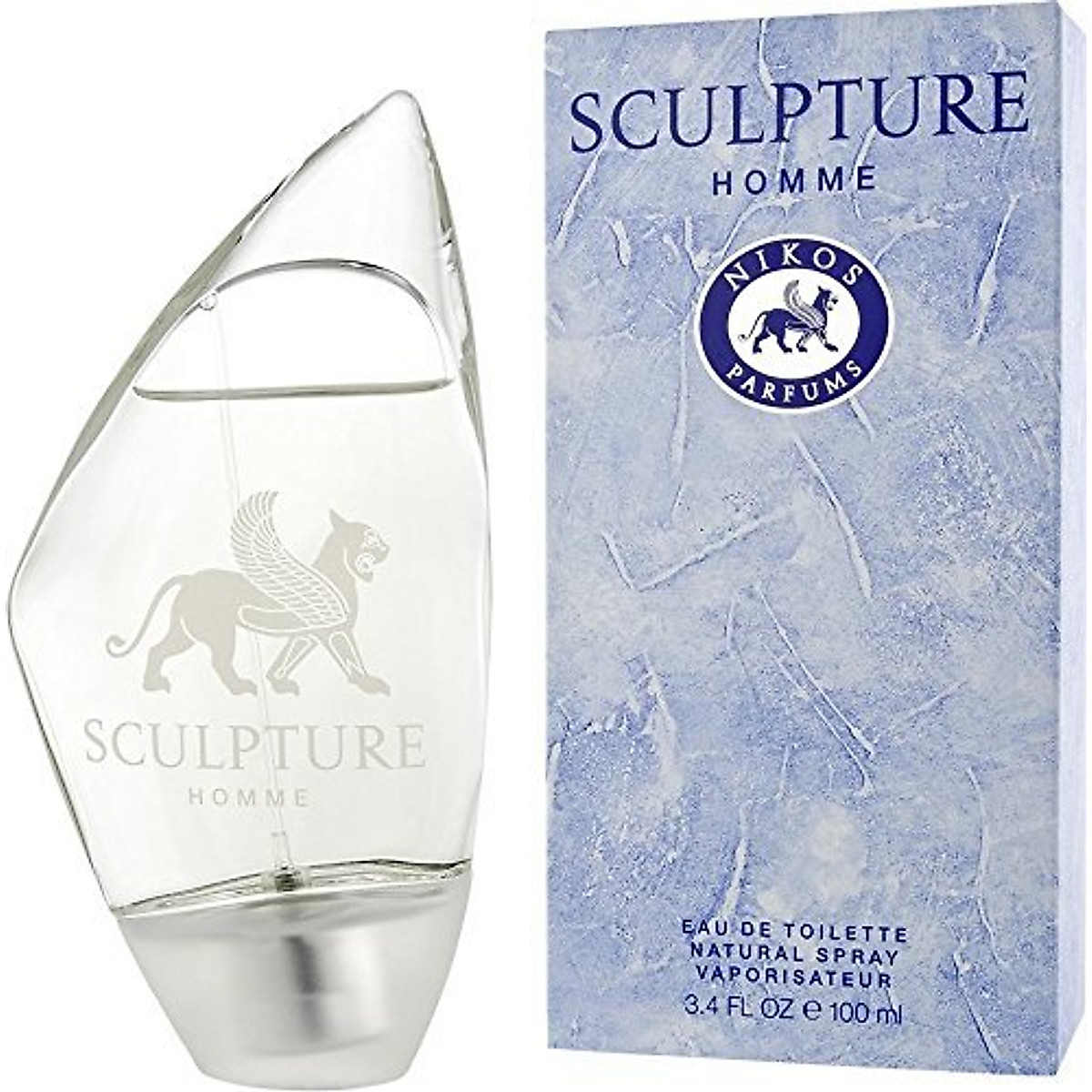 Nikos Sculpture Homme for men Eau De Toilette Spray, 3.4 Ounces
