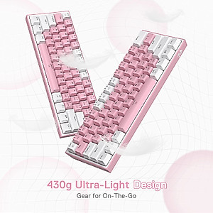 Redragon K617 60% RGB Keyboard P035 Wirst Rest Bundle