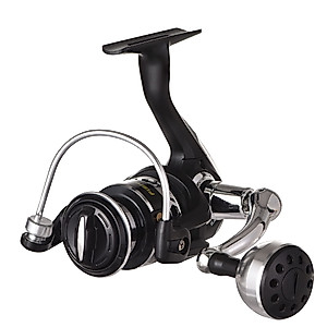 Fishdrops Fishing Reels Spinning, Lightweight Spinning Reel, 15.5 LBs Max Drag, 5.1:1/5.5:1 High Speed Ultra Smooth Powerful with CNC Aluminum Spool Spinning Reels Freshwater(Black/Gold)
