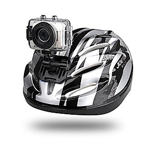 Sound Around Gear Pro High-Definition Sport Action Camera,1080p 720p Wide-Angle Camcorder w/2.0 Touch Screen-SD Card Slot,USB Plug,Mic-All Mounting Gear Included-For Biking And Water Sports(Silver)