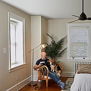 Lutron Caséta Wireless Smart Fan Speed Control Switch, Single-Pole, PD-FSQN-WH, White