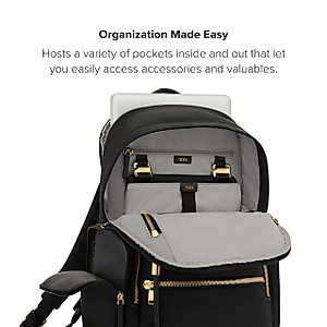 TUMI Voyageur Celina Backpack - Black/Gold