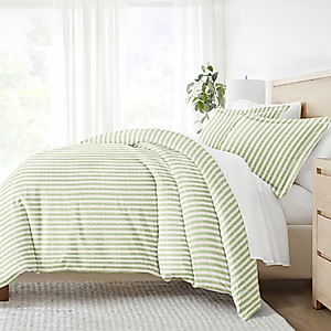 Linen Market Duvet Cover King Size (Sage) - Experience Hotel-Like Comfort with Unparalleled Softness, Exquisite Prints & Solid Colors for a Dreamy Bedroom – King Duvet Cover Set with 2 Pillow Shams