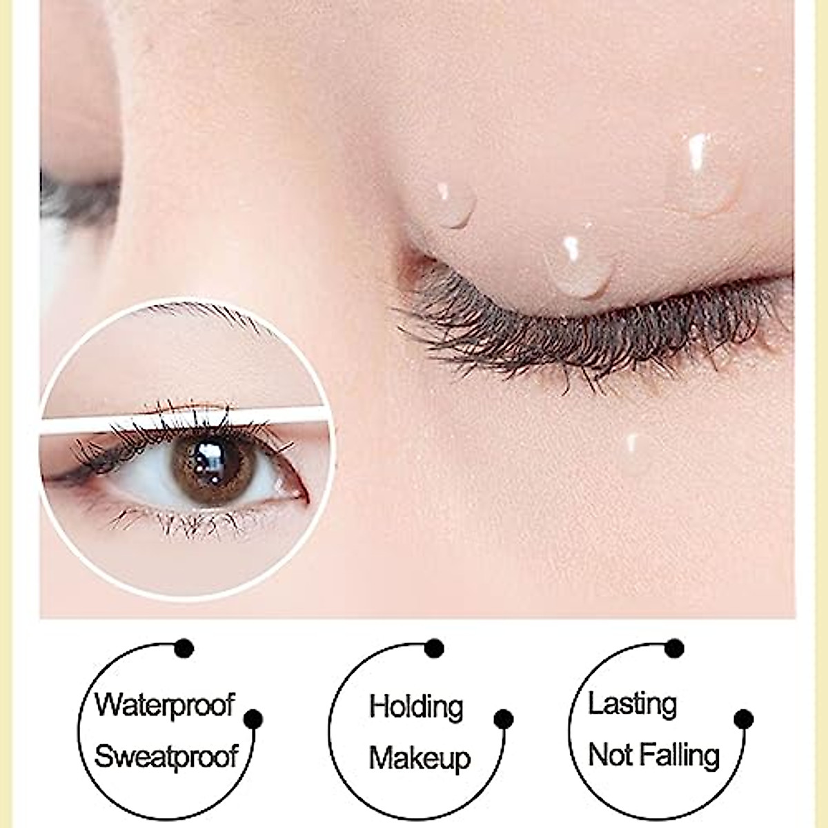 Rosarden Thrive Mascara Primer, Telescopic Waterproof Clear Mascara, Eyelash Primer Before Natural Smudge Proof Eyebrow Raincoat, Defining & Curling Topcoat, No Clumping Lash 0.0353 Ounce, 1Pack