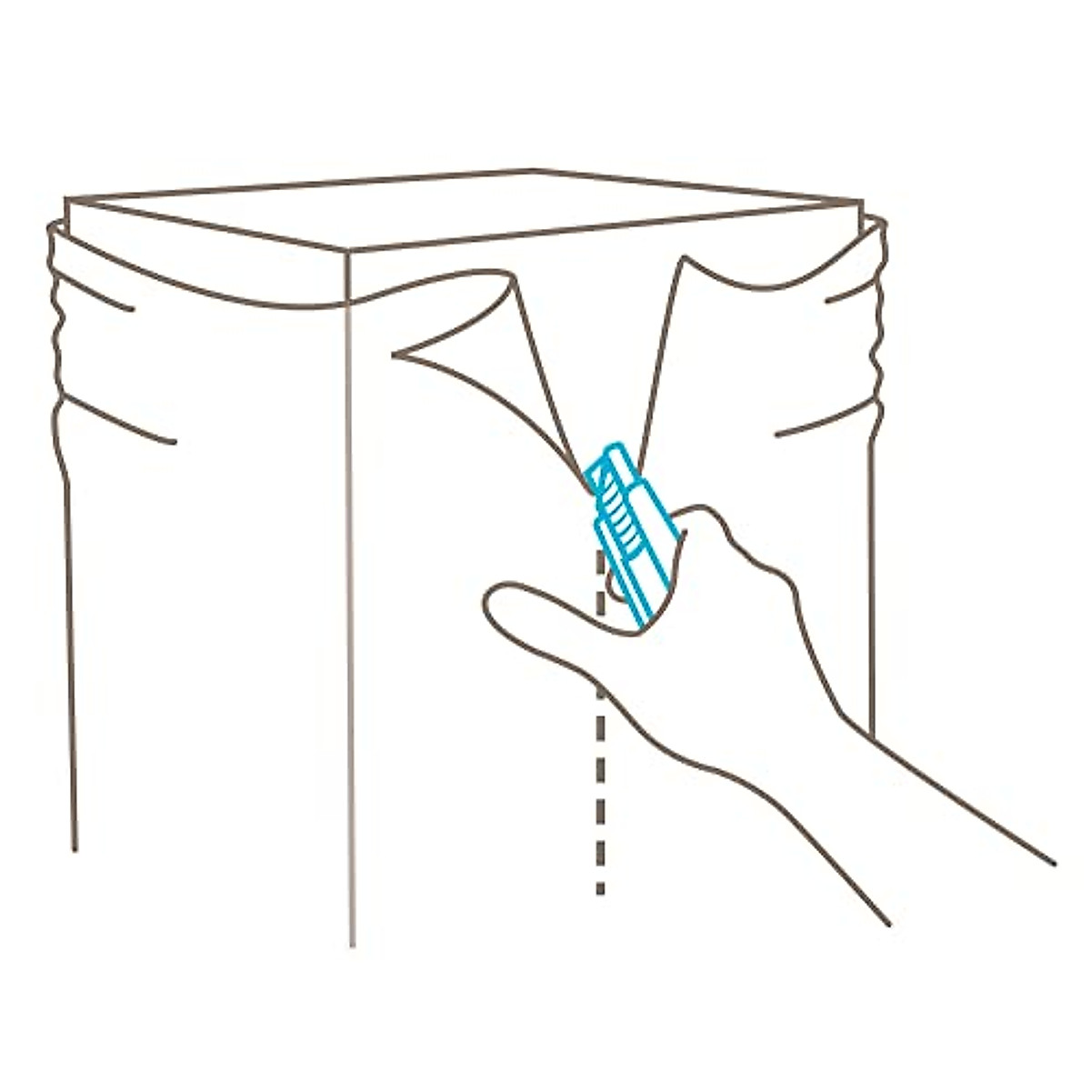 Martor 175001.02 Safety Knife Secunorm 175", Blue/Black