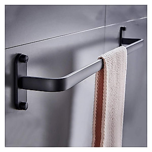 Towel Racks Wall Mount Towel Rail, Wall Mounted Family Kitchen Bathrooms Holder Towel Rails Space Aluminum Home Bath Towel Bar Towel Holder Bathroom Hardware/Gold/60Cm (Color : Gold, Size : 40Cm)
