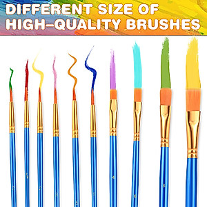 2 Pack Acrylic Paint Set 12 Colors,20 Paint Brushes,24 Paints for Adults,Kids,Beginner,Professional Artists,Non-Toxic Craft Paint kit for Paper,Canvas,Rock,Wood,Ceramic,Fabric Vibran