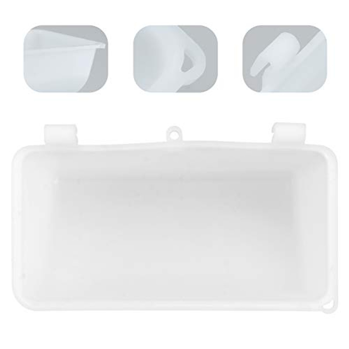 Hemoton 5PCS Bird Feeder Bird Food Feeding Cup Pet Bird Waterer Plastic Water Feeder Hanging Bowl for Poultry Parrot Pigeon Cage