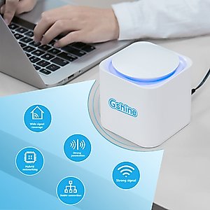 Gshine Cuka AC1200 Mesh Wi-Fi System Up to 5,500 sq. ft. Whole Home Coverage and 100+ Devices,WiFi Router/Extender Replacement, Anitivirus,Compatible with Alexa -3 Packs