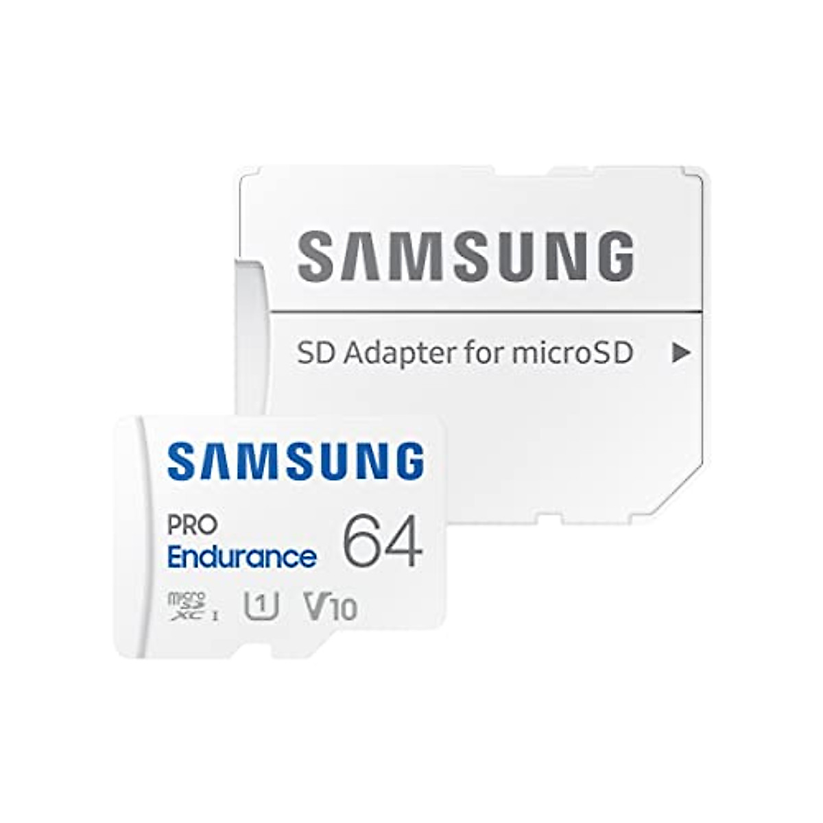 SAMSUNG PRO Endurance 64GB MicroSDXC Memory Card with Adapter for Dash Cam, Body Cam, and security camera – Class 10, U1, V10 (‎MB-MJ64KA/AM)