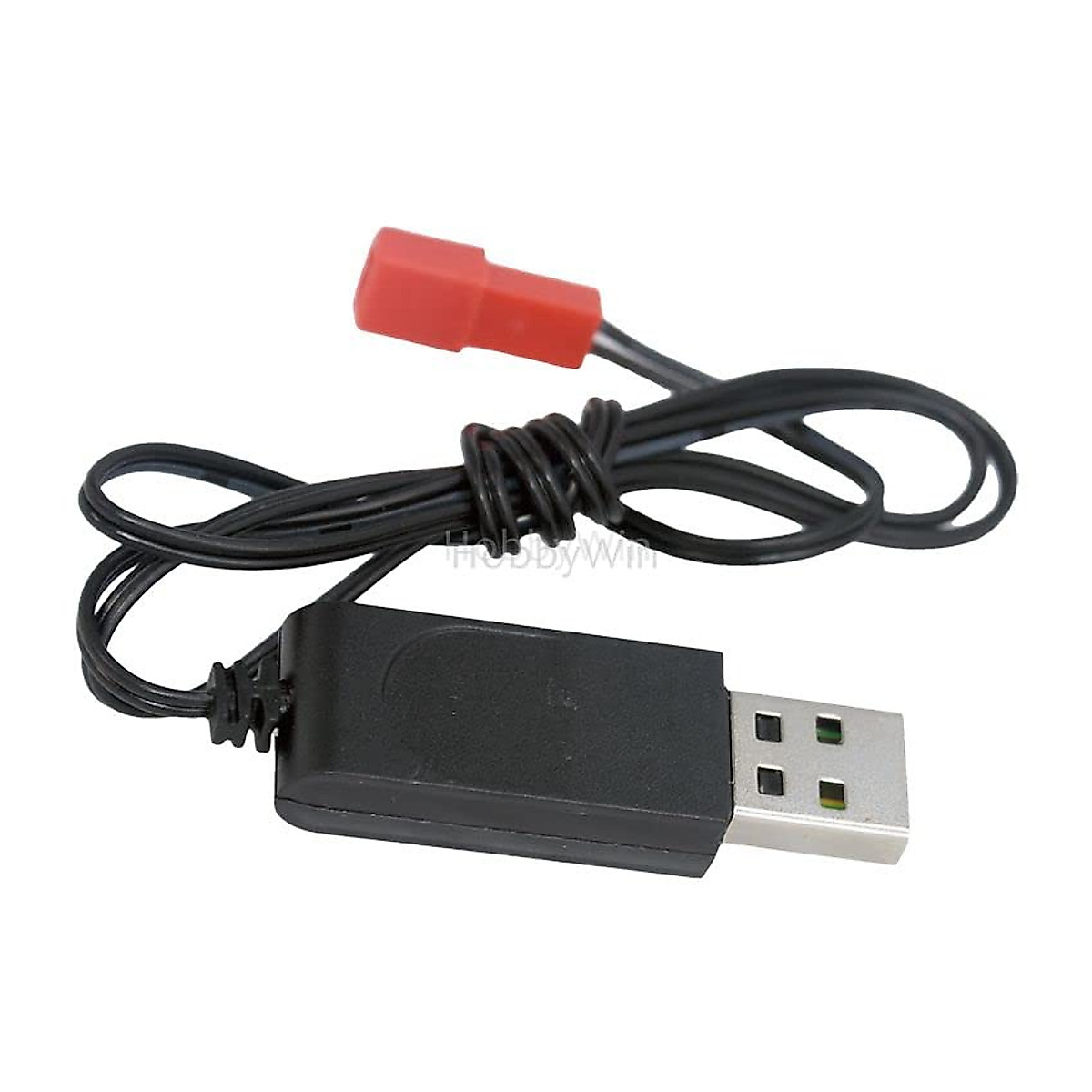 5PCS 3.7V 500mA USB Charger JST Plug with Charge lamp for 1S LiPO Li-Ion Battery