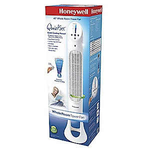 Honeywell Quiet Set Whole Room Tower Fan (Renewed)