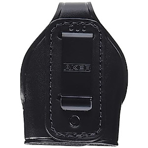 Aker Leather 503 Bikini Handcuff Case, Black, Plain, Fits Most Standard Chain Handcuffs