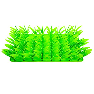 Mystoneer Silicone Grass Mat for Cats, Silicone Grass Snuffle Mat for Cats, Cat Grass Mat for Indoor Cats Silicone, Silicone Grass Feeding Mat for Cats and Dogs (1pc)