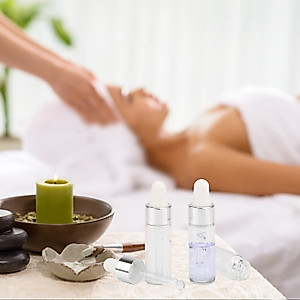 Clear Glass Dropper Bottles,35 Pcs 5ml Sample Dropper Bottles DIY Essential Oils Bottles Perfume Vials Cosmetic Liquid Containers