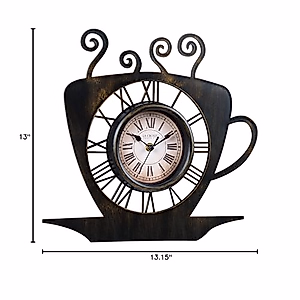 La Crosse 13-Inch Latte Mug Quartz Analog Wall Clock - 404-3833B