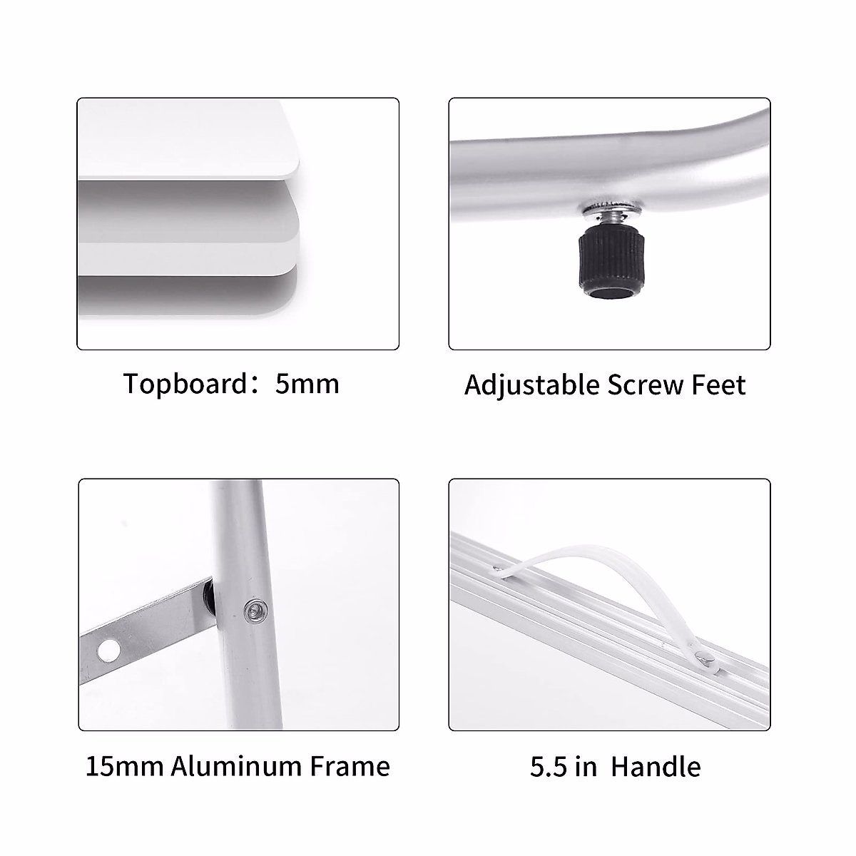 Moosinily Small Camping Table 3FT Folding Picnic Table Foldable Low Camp Table Portable Short Aluminum Outdoor Floor Short Beach BBQ White 35.2×15.7 inch