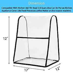 Kitchen Aid Mixer Cover,Kitchen Mixer Cover Compatible with 6-8 Quarts Kitchen Aid Hamilton Stand Mixer,Cover For Kitchen Aid Mixer,Kitchen Mixer Covers.Kitchen Aid Mixer Assecories