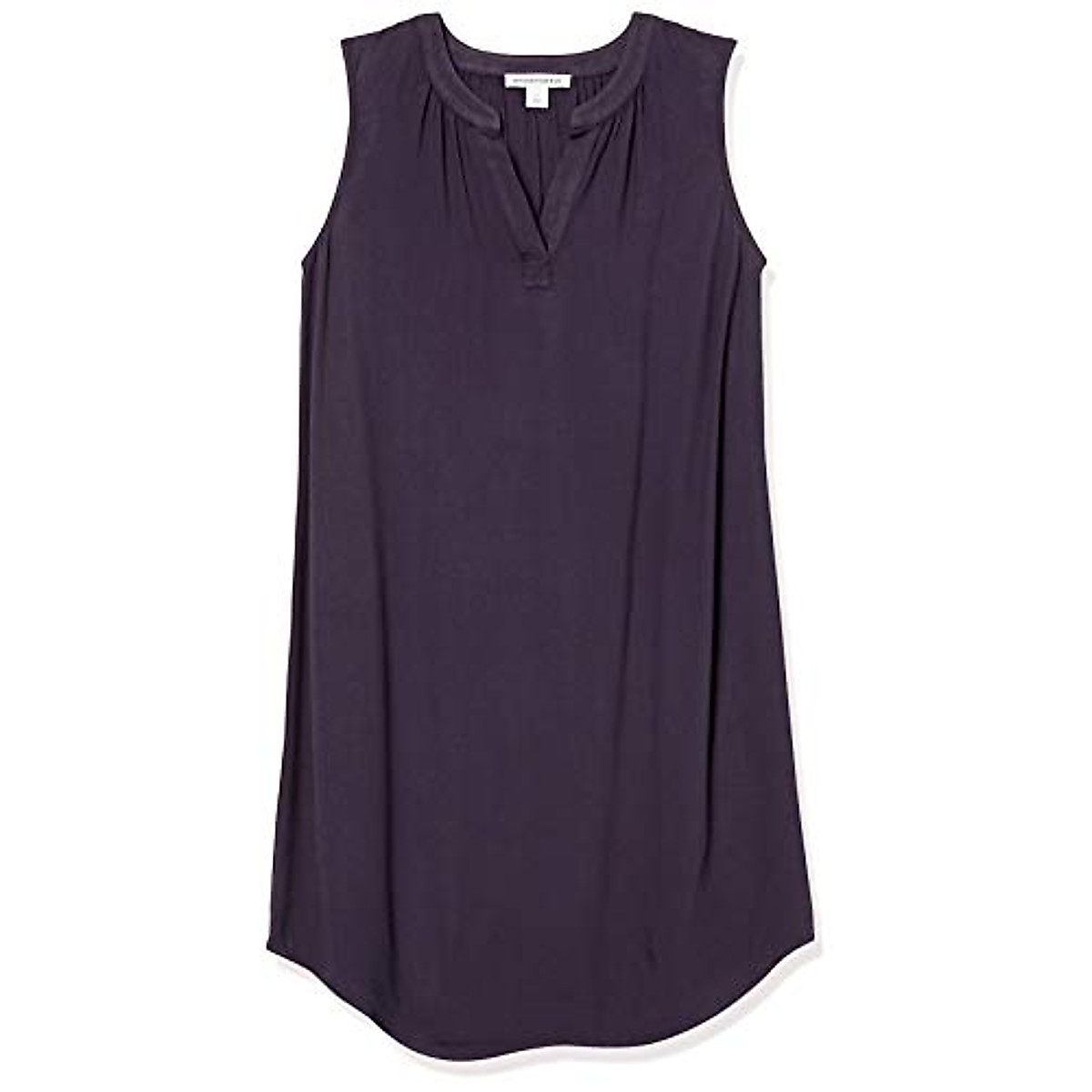 Amazon Essentials Women's Sleeveless Woven Shift Dress, Navy, XX-Large