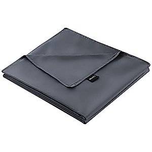ZonLi 80''x87'' Dark Grey Duvet Cover, Oeko-tex Certified Cotton,King Size Removable Duvet Cover for Weighted Blanket