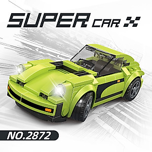 Wange Supercar Building Blocks Toys Speed Champions Racing Car Kit Collectible Sport Cars Model Ideal Gifts (161 Pieces)